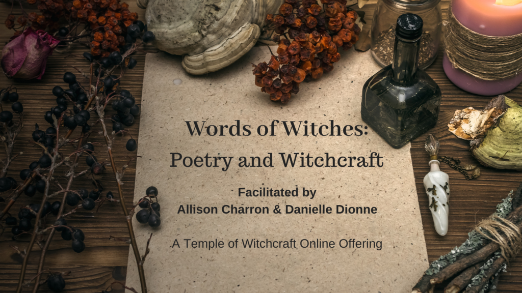 Words of Witches: Poetry & Witchcraft ONLINE - Moth & Moon Studio